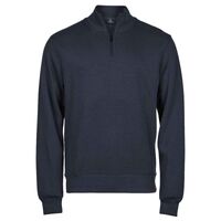 Ribbed Interlock Half Zip Custom Printed and Embroidered Clothing